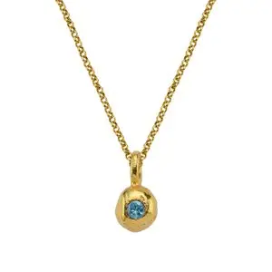 ASSUWA Aegea Aquamarine Necklace - Blue