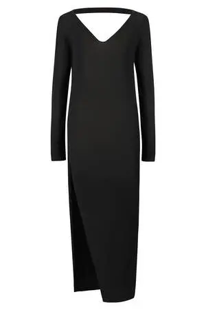 SALANIDA Mare 100% Linen Long Dress - Black