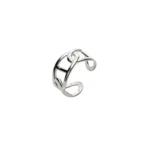 SPERO LONDON Large Chain Ring Sterling - Silver
