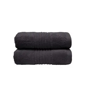 Misona Ultra Soft Bamboo Hand Towel Set Steel - Grey