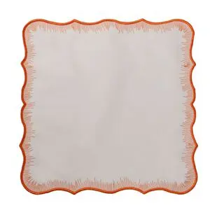 KM HOME COLLECTION Colorful Napkin Set - Orange