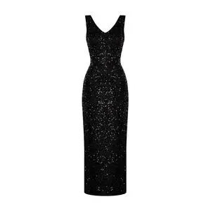 ELSAVA Nox Sequin Dress - Black