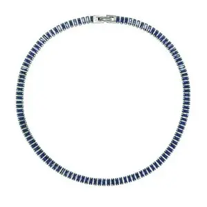 MAISON DE GALA Lina Crystal Necklace - Blue
