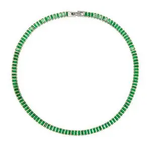 MAISON DE GALA Lina Crystal Necklace - Green