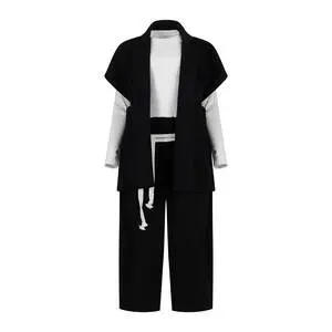 CLOTHES BY LOCKER ROOM Oversized Three-piece Set - Black