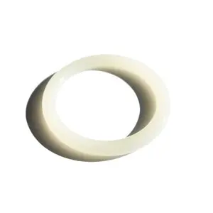 SEREE 1994 Off Thin Jade Bangle - White