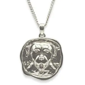 FRENVYRN Lars Dog Coin Necklace, Sterling - Silver