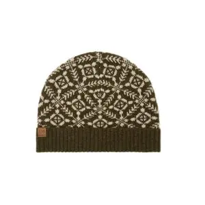 Lorna Murray Khaki Jindabyne Beanie - Green