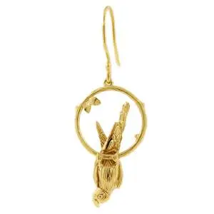 LEE RENEE Parakeet Earring – Large, Upside Down - Gold