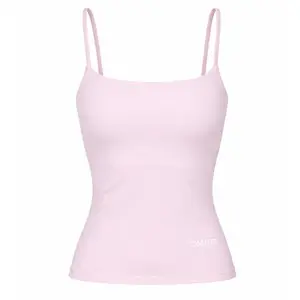 CMMTTD Soft Form Strappy Mid Tank Rosewater - Pink