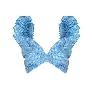 NUR KARAATA Lily Top - Blue