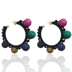 PINAR OZEVLAT Bon Bon Hoops - Yellow