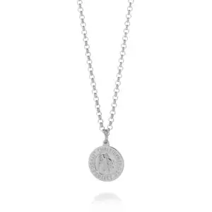 NELLOU JEWELLERY Saint Christopher Necklace Sterling - Silver