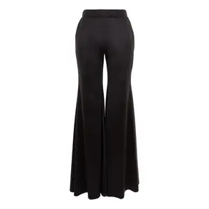 SILVIA SERBAN Lycra Flared Pants - Black