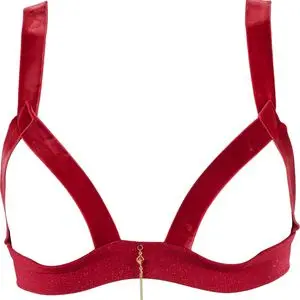 LES JUPONS DE TESS Guilty Open Front Triangle Bra