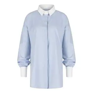 CLOTHES BY LOCKER ROOM Striped Color-block Shirt - Blue