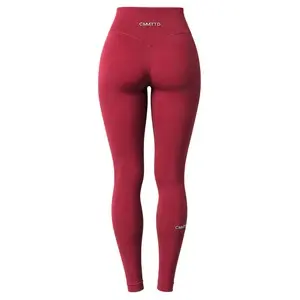 CMMTTD Seamless Sculpt Legging Burgundy - Red