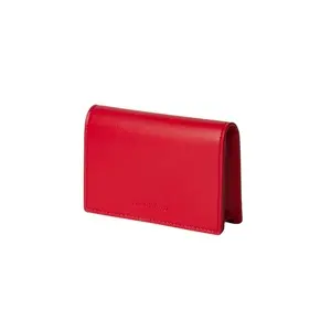 MARHEN.J Clover Apple Leather Business Card Wallet Mela - Red