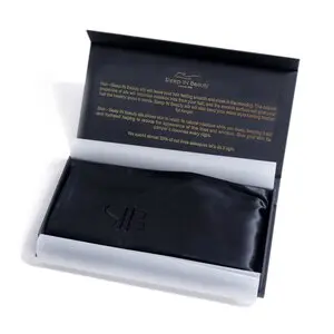 SIB SILK Sib® Luxury Silk Pillowcase Pair Pure Silk - Black