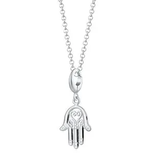 LILY CHARMED Sterling Fatima Hand Charm Necklace - Silver