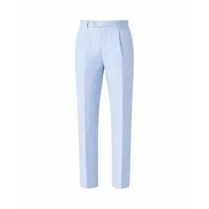 KOY CLOTHING Light Suit Trousers Linen, Wool & Silk - Blue