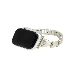 Saachi Heart Chain Apple Watch Band - Silver