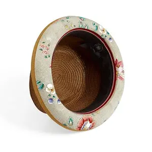 DASMARCA HATS Dasmarca Tommy Spice Summer Straw Porkpie Hat - Brown