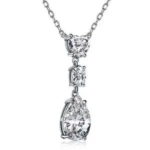 VIVIANA HALIL The Coco Premium Zirconia Necklace In Sterling - Silver