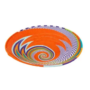Botanical Boys Zulu Telephone Wire Bowl Tr Seventeen - Orange