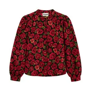 AVANI APPAREL Hortensia Blouse - Red