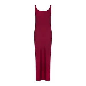 ROSES ARE RED Charlotte Reversible Dress In Wine Vs Fuchsia - Red
