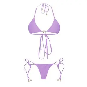 AK ROYALTY RESORTWEAR Pamela Bikini Lilac - Purple