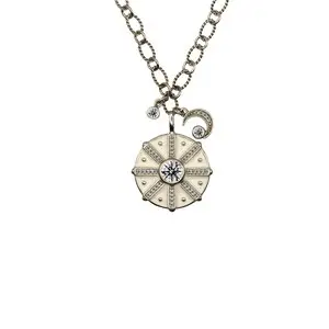 VICSTONENYC FINE JEWELRY Compasses Charms Necklace - Silver