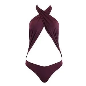ROOM 24 Carol One Piece Bordeaux - Red