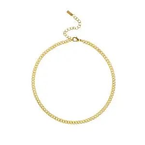 ADRIANA PAPPAS DESIGNS Curby Chain Necklace - Gold