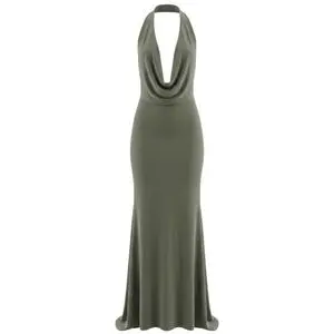 ALOMA STUDIO Muse Maxi Dress Kaki - Green
