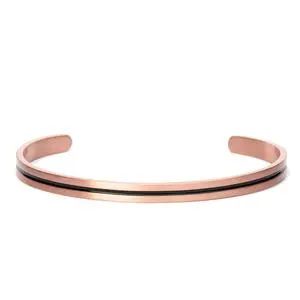 HARBOUR UK Great Healer Solid Copper Cuff - Brown