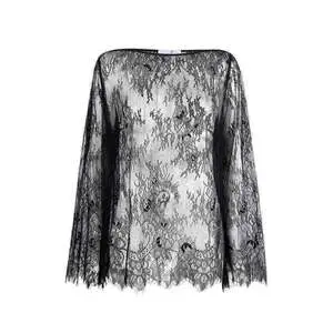 SASHA LA MER Bianca Lace Top - Black