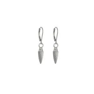 EDGE ONLY Spiral Drop Earrings Sterling - Silver