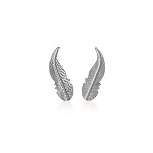 SOPHIE SIMONE DESIGNS Earrings Feather - Silver