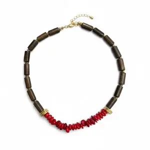 LA PLUIE JEWELLERY Coralia Terra Necklace - Brown