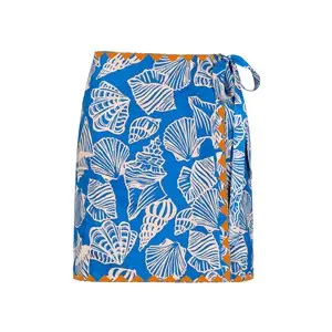 SUNSHINE TIENDA Mermaid Marina Sarong - Blue