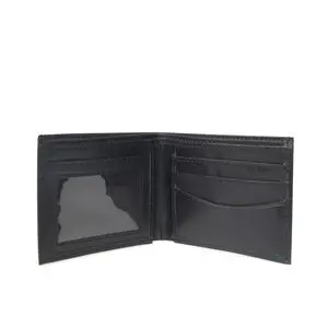 VIDA VIDA Classic Leather Id Wallet - Black
