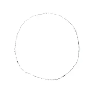 SEROTONIN COMPLICE Long Chain Necklace - Silver