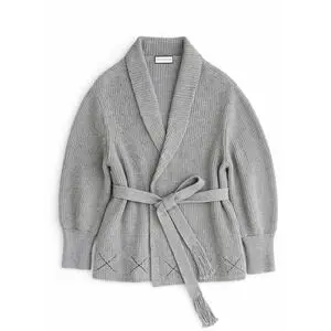REN CORDEZA Hand Embroidered Knit Cardigan Birch