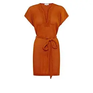 ARMS OF EVE Como Dress Apricot - Orange