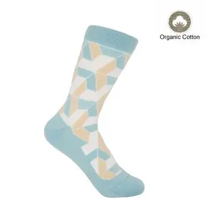 PEPER HAROW - MADE IN ENGLAND Vertex Socks - Blue