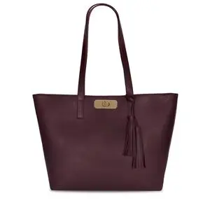 APATCHY LONDON The Kate Burgundy Leather Bag - Red