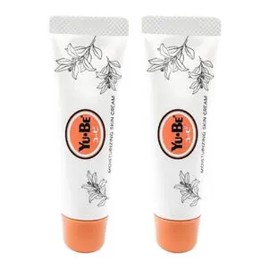 YU-BE, INC. Moisturizing Skin Cream Tube Duo - Orange