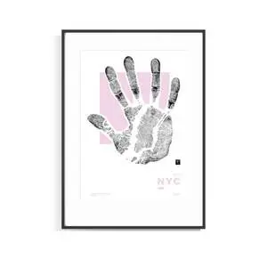 Curiosity Snug Hi-five Series Nyc New York Limited Edition Print - Pink